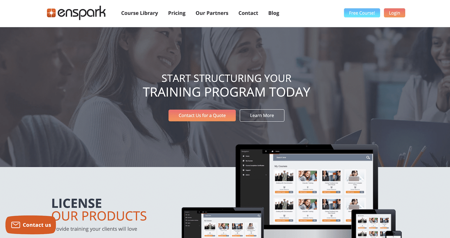 Website copy, Enspark Interactive | Janice Formichella